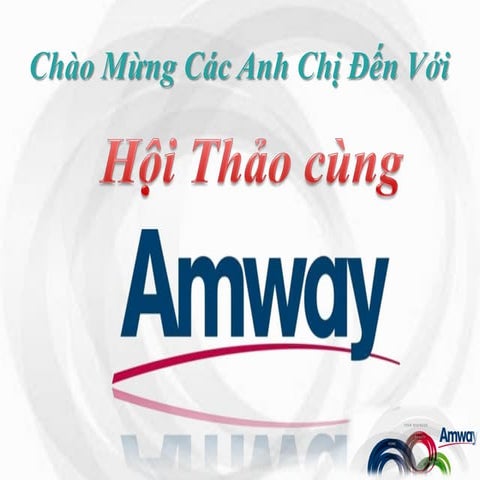 Co hoi kinh doanh cung amway | PPT