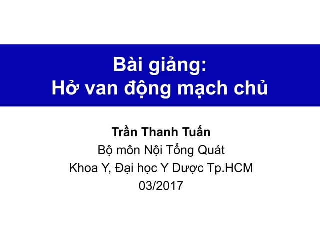 BỆNH VAN TIM.pptx