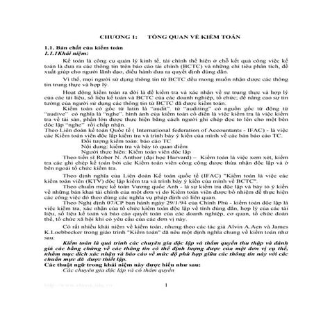 Bai giang kiem_toan | PDF