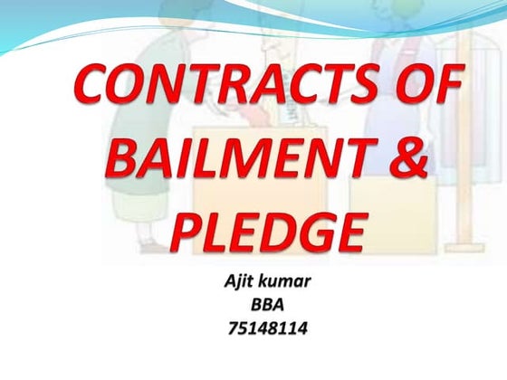 PPT on the topic Pledge under ICA, 1872 | PPTX