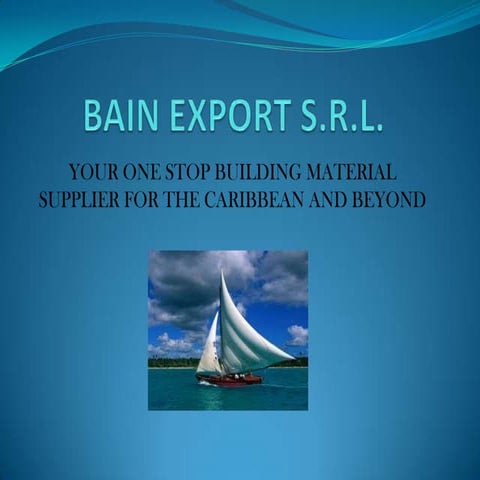 Bain Export Powerpoint Show | PPSX | Woodworking | Arts and Crafts