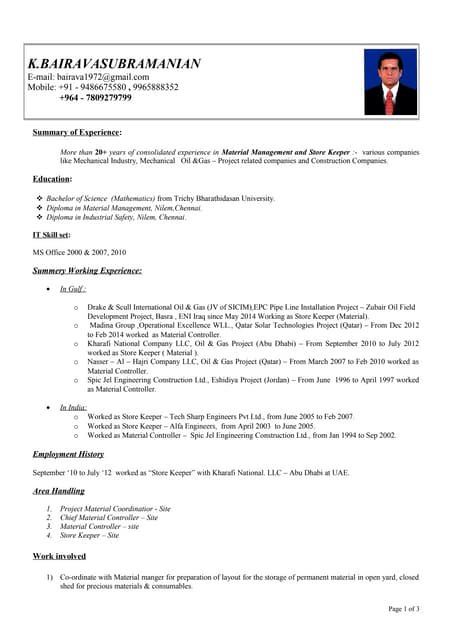 Adeel Hammad Cv New 1 With Oil & Gas References | PDF