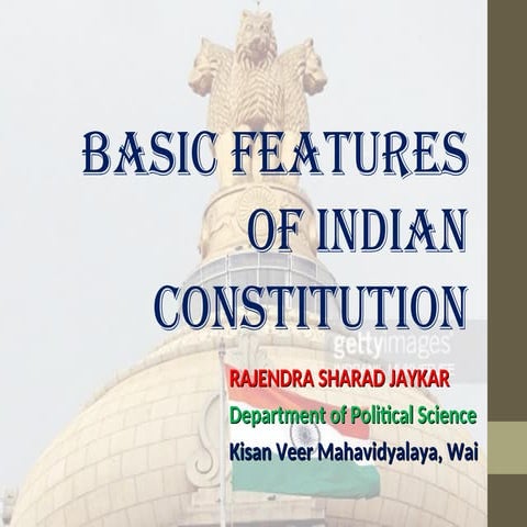 Constitution of India AKTU BTECH 6TH SEM all unit notes | PDF