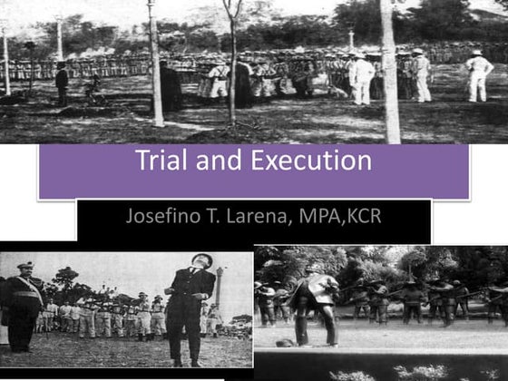 Execution of rizal | PPTX | Crime & Harmful Acts to Individuals, Society & Human Right ...