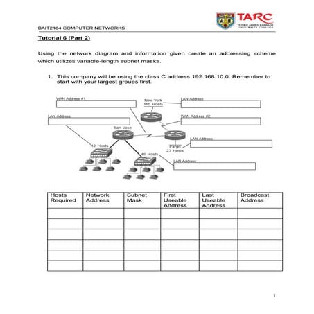 BAIT2164 Tutorial 6 (Part 2) | PDF
