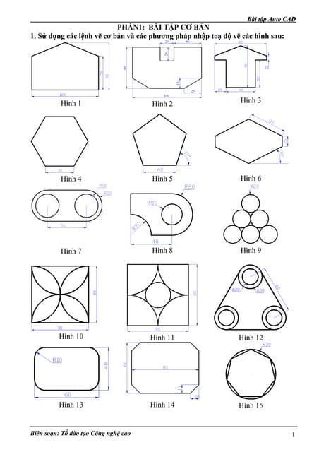 Bài tập Solidworks từ căn bản đến nâng cao - bai-tap-solidworks | PDF