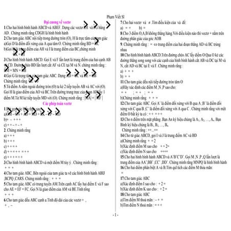 Bai tap hay ve vec to (2) | PPT