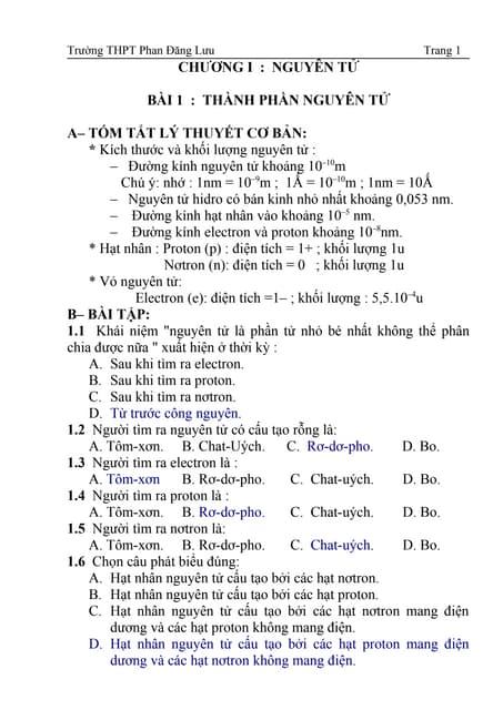 Bài 3 - Hóa 10 - CTST.pptx