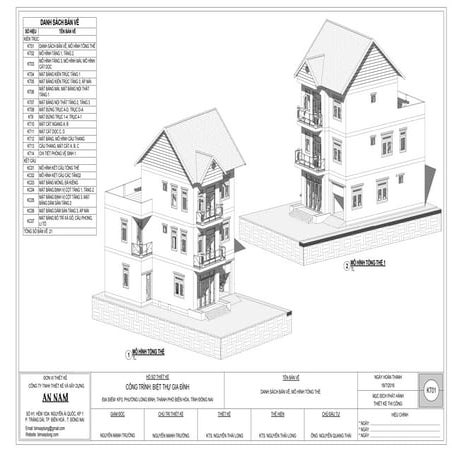 BÀI TẬP THỰC HÀNH REVIT_REVIT AN NAM | PDF