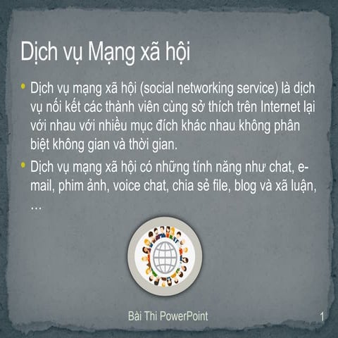 Bai Thi Mang PowerPoint ve He Thong Mang | PPT