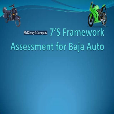 Bajaj 7 s framework by rakesh | PPTX