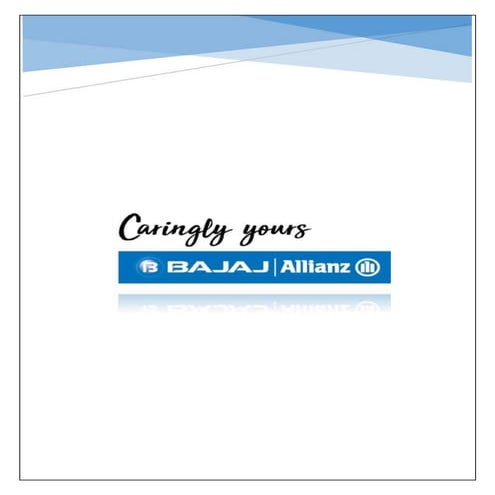 Bajaj Allianz general insurance | DOCX