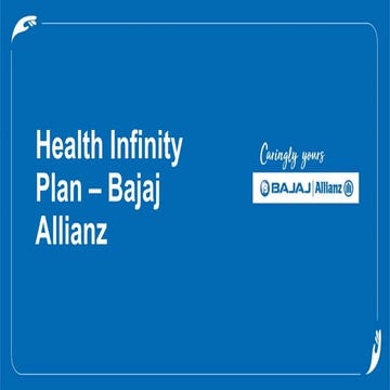 Health Infinity Plan - Bajaj Allianz | PPTX
