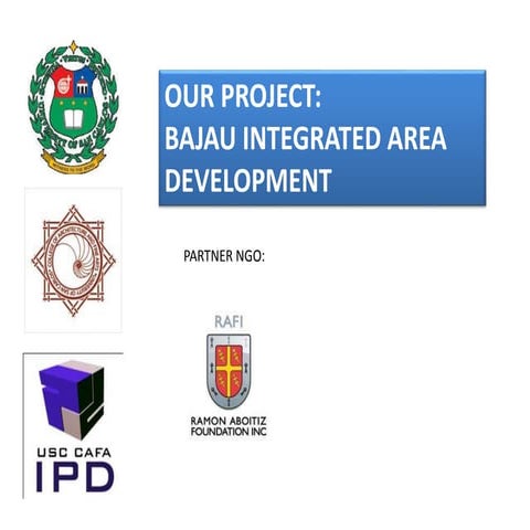 Bajau integrated area development | PPT