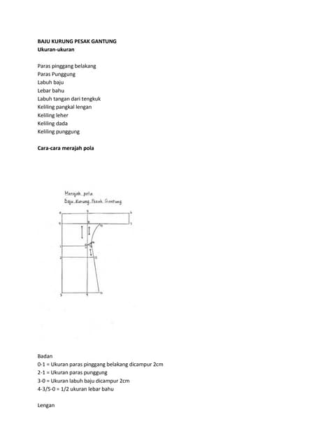 Pengubahsuaian pola pakaian (1) | PPTX
