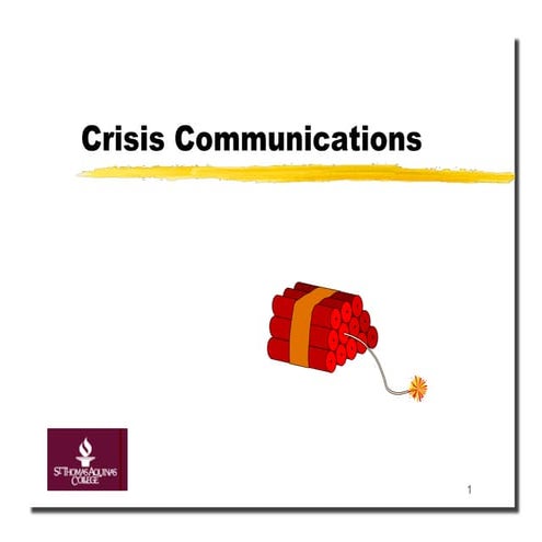 Crisis Communication ppt | PPTX