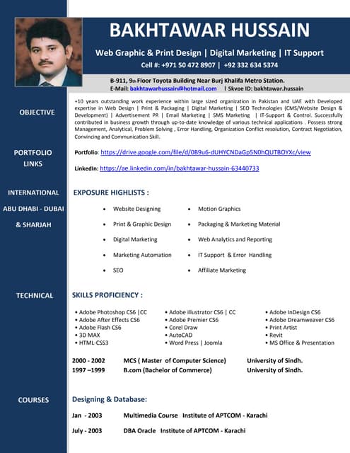 Curriculum Vitae - Sourav Bag | PDF