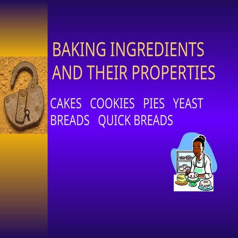 BAKING_BASICS.ppt Grade 9 presentation.... | PPT