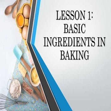 The History of baking | PPTX