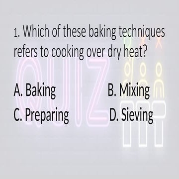 BAKING METHOD QUIZ with answer at the last.pptx