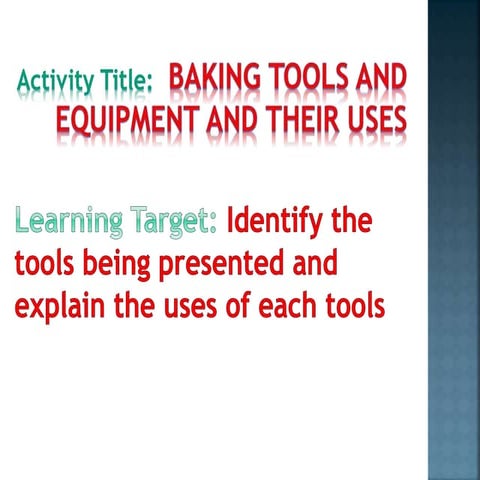 Baking Tools | PPTX
