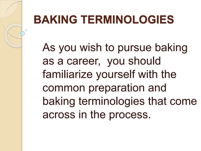 PREPARE PASTRY PRODUCTS | PPTX