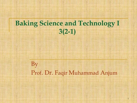 Bread Processing | PPTX