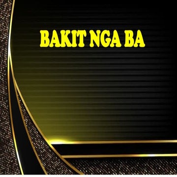 BAKIT NGA BA a worship song during sunday service | PPT