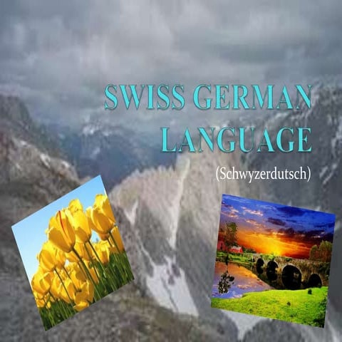 swiss language | PPTX
