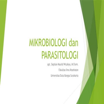 Understanding Bakteriology and parasitology | PPT