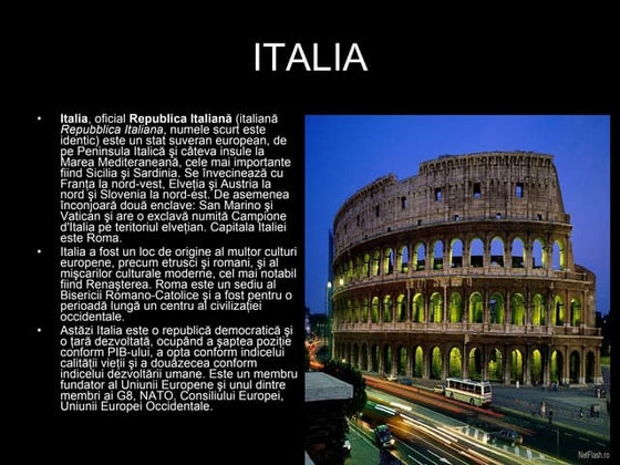 Presentation on Italy | PPT