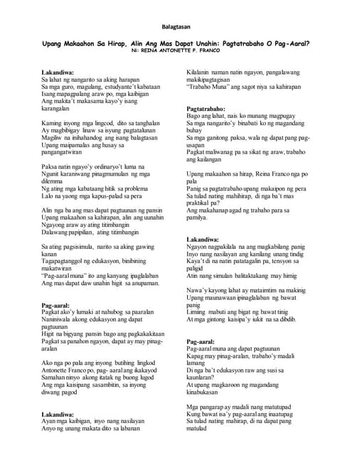 Sa Babasa Nito | PPT