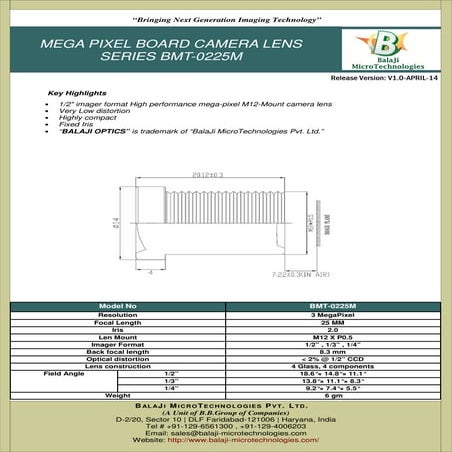 2098 Pixel CCD Monochrome Line Scan Camera-INDIA | PDF