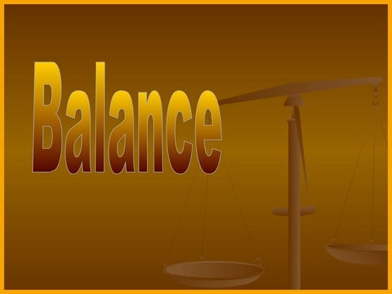 Chapter 5 balance | PPT