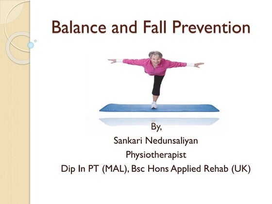 Assessment of balance | PPT
