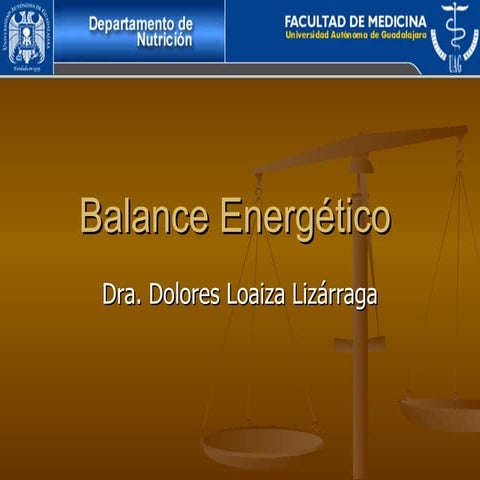 Balance EnergéTico | PPT