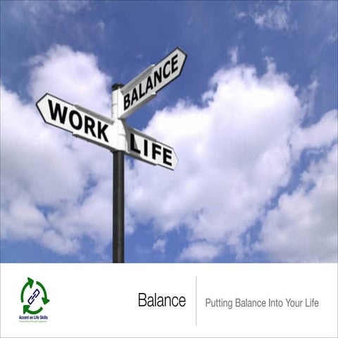 Balance in life | PPTX