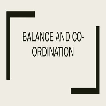 Mean and Methods to develop Co-ordination | PPTX