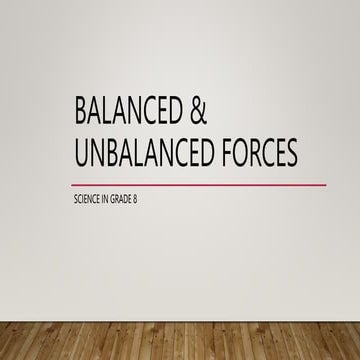 scie Balanced and Unbalanced forces.pptx