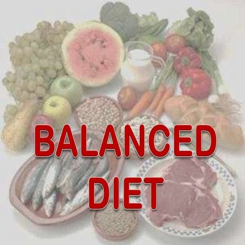 Balanced diet | PPTX