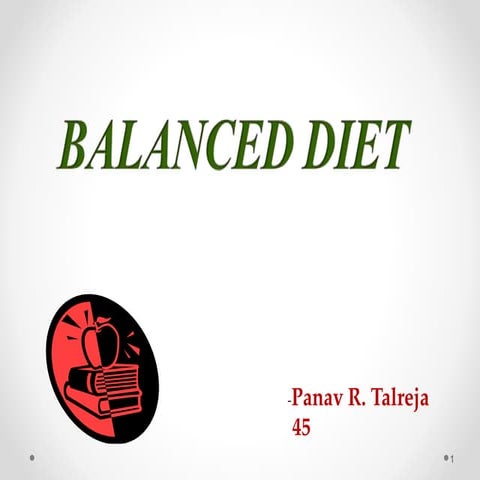 Balanced Diet | PPT