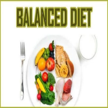 Balanced diet | PDF