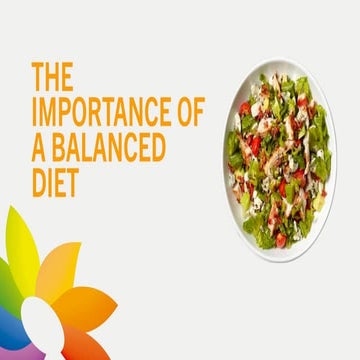 The importance a balanced diet | PDF