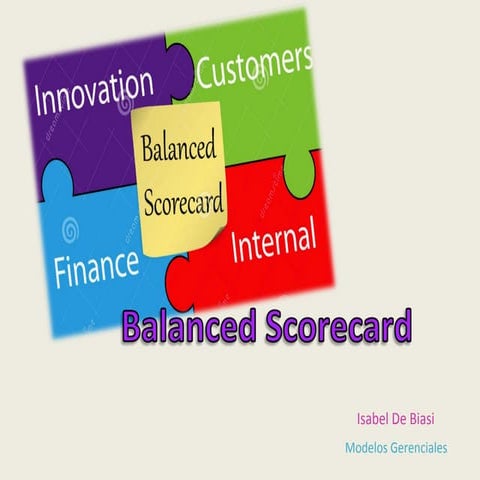Balanced scorecard | PDF