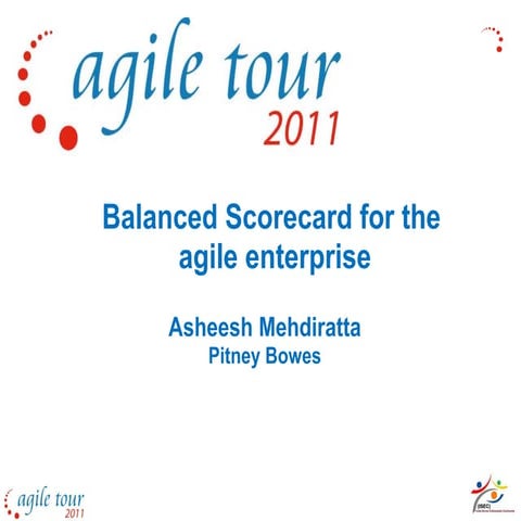 Balanced scorecard for an agile enterprise- asheesh m | PDF