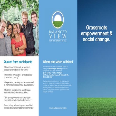 Balanced View: What we do and How we do it. | PDF