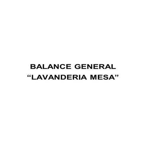 balance general | DOCX