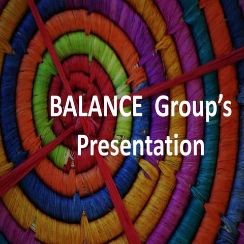 Balance group’s | PPTX