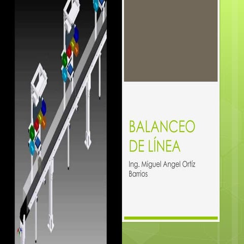Balanceo de línea | PPTX