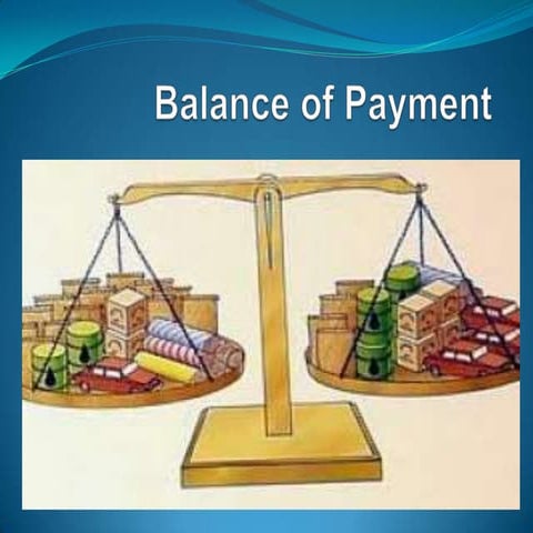 Balance of payment | PPTX